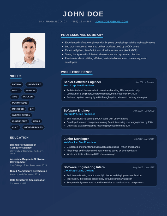 Resume Templates — 200+ ATS‑friendly designs | Resumly · Resumly